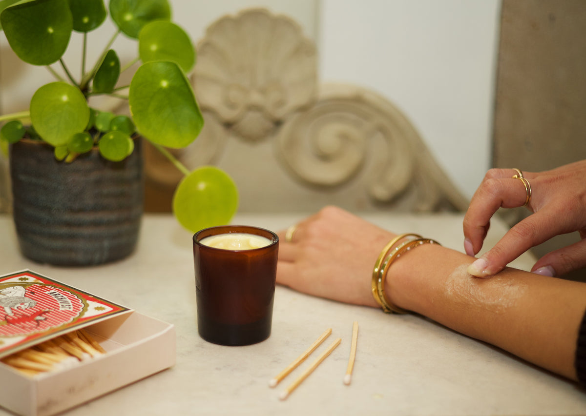 Balancing | Organic Rose Geranium Skin Treatment Candle – Coraline Skincare